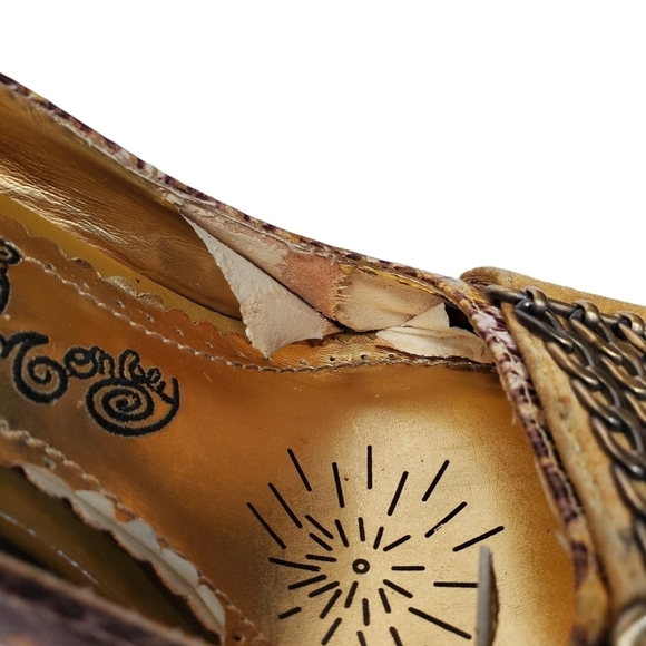 naughty monkey | Shoes | The Naughty Monkey Peace Heels Yellow And ...